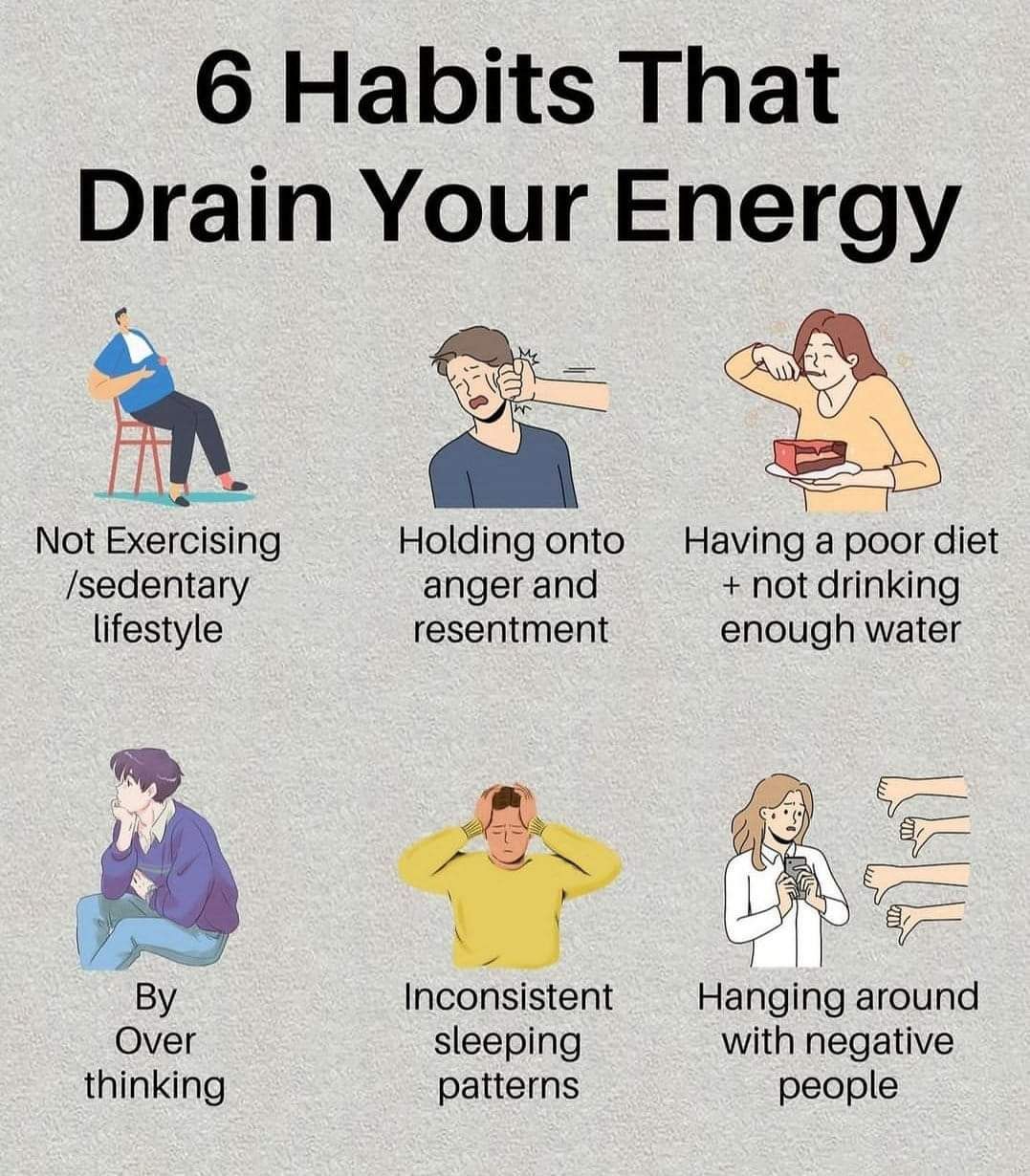6 ENERGY DRAINERS – SECRET 2 AN AMAZING LIFE